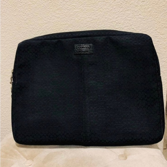 Coach | Bags | Coach Laptop Cover Black | Poshmark